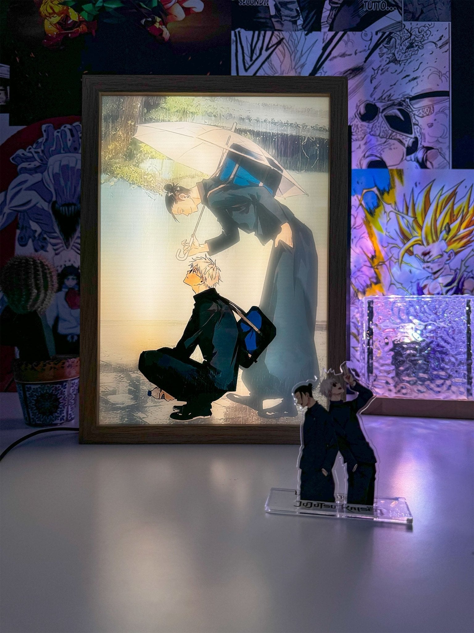 Gojo e Geto LED Light Painting |Lampada Jujutsu Kaisen Personalizzata ...